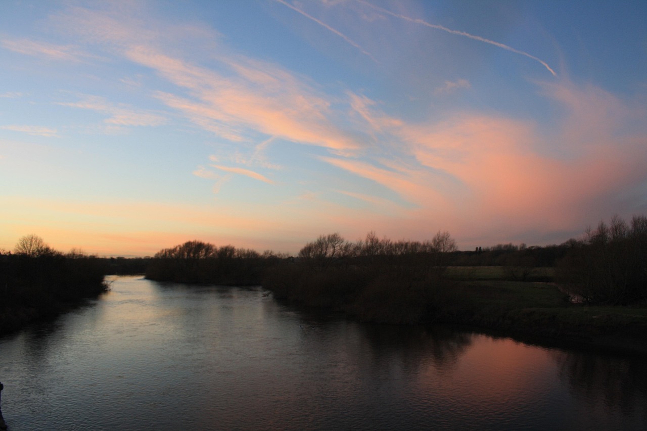 Sunset River Sky - Free photo on Pixabay - Pixabay