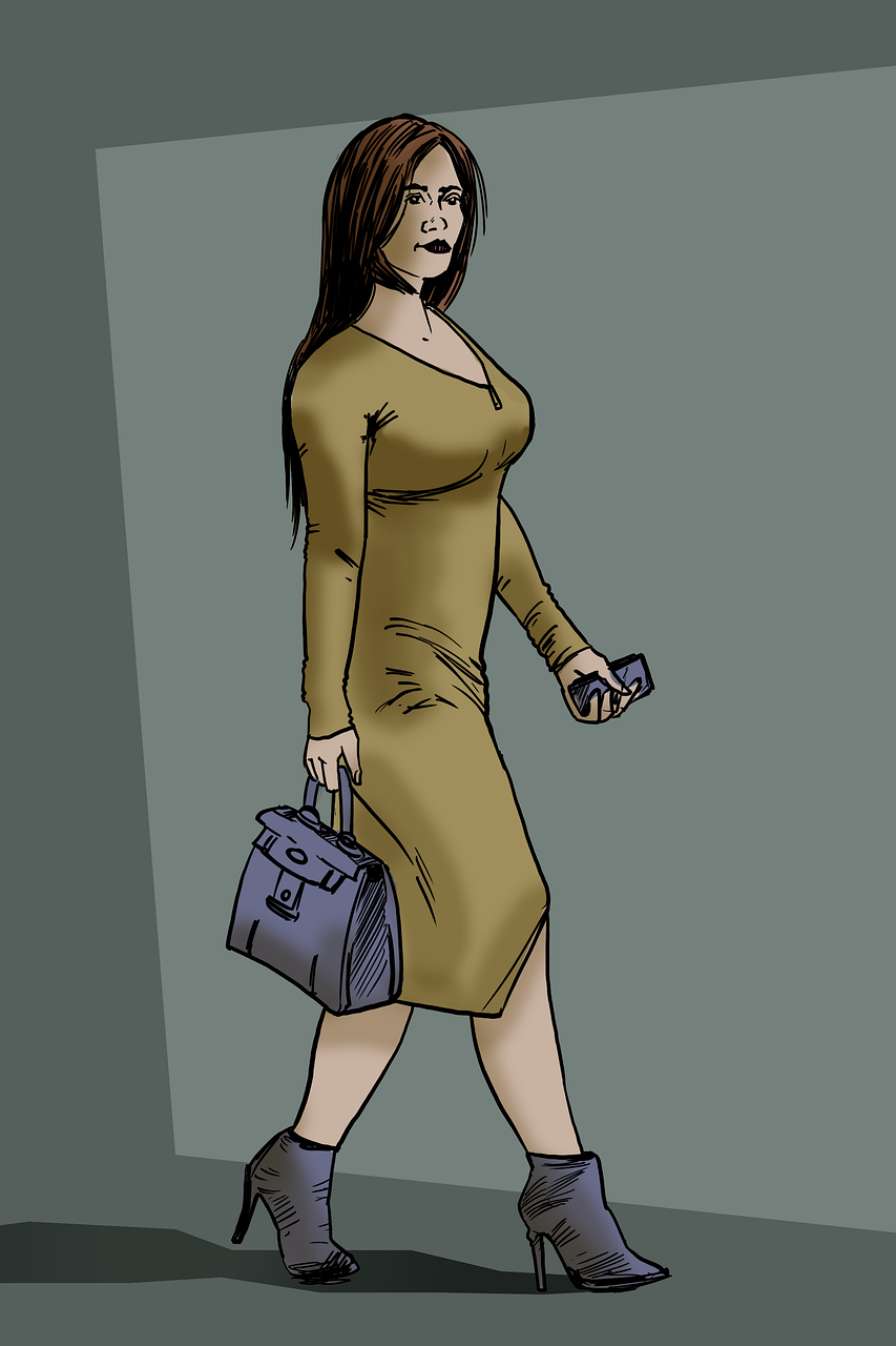 Woman Fashion Drawing - Free image on Pixabay