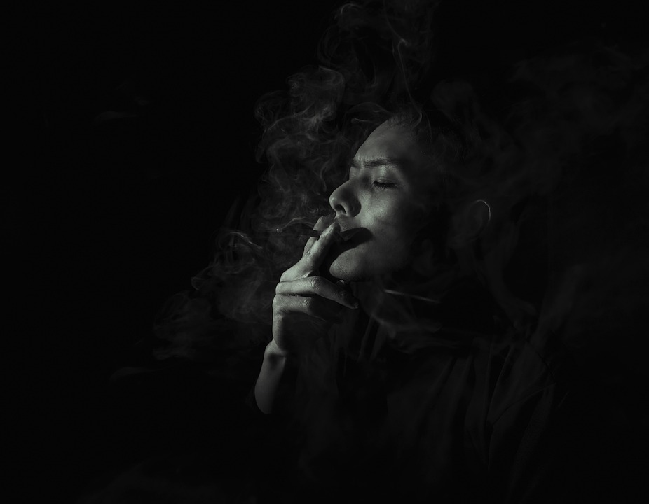 Cigarette Smoking Portrait Black - Free photo on Pixabay