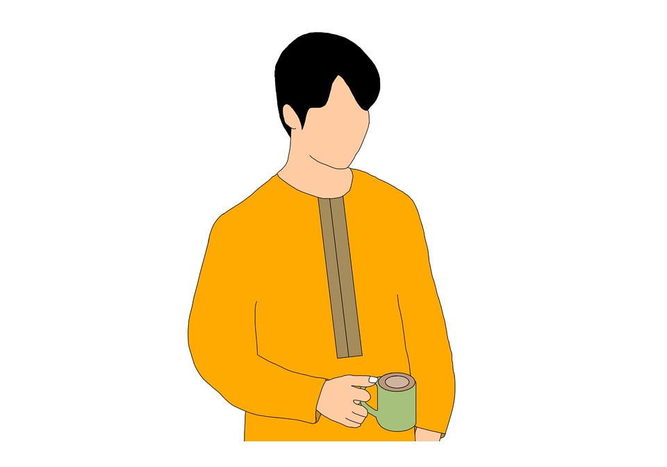 Cartoon Man Drinking Clip - Free photo on Pixabay - Pixabay