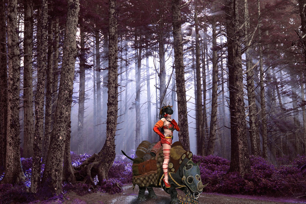 Woman Warrior Forest - Free photo on Pixabay