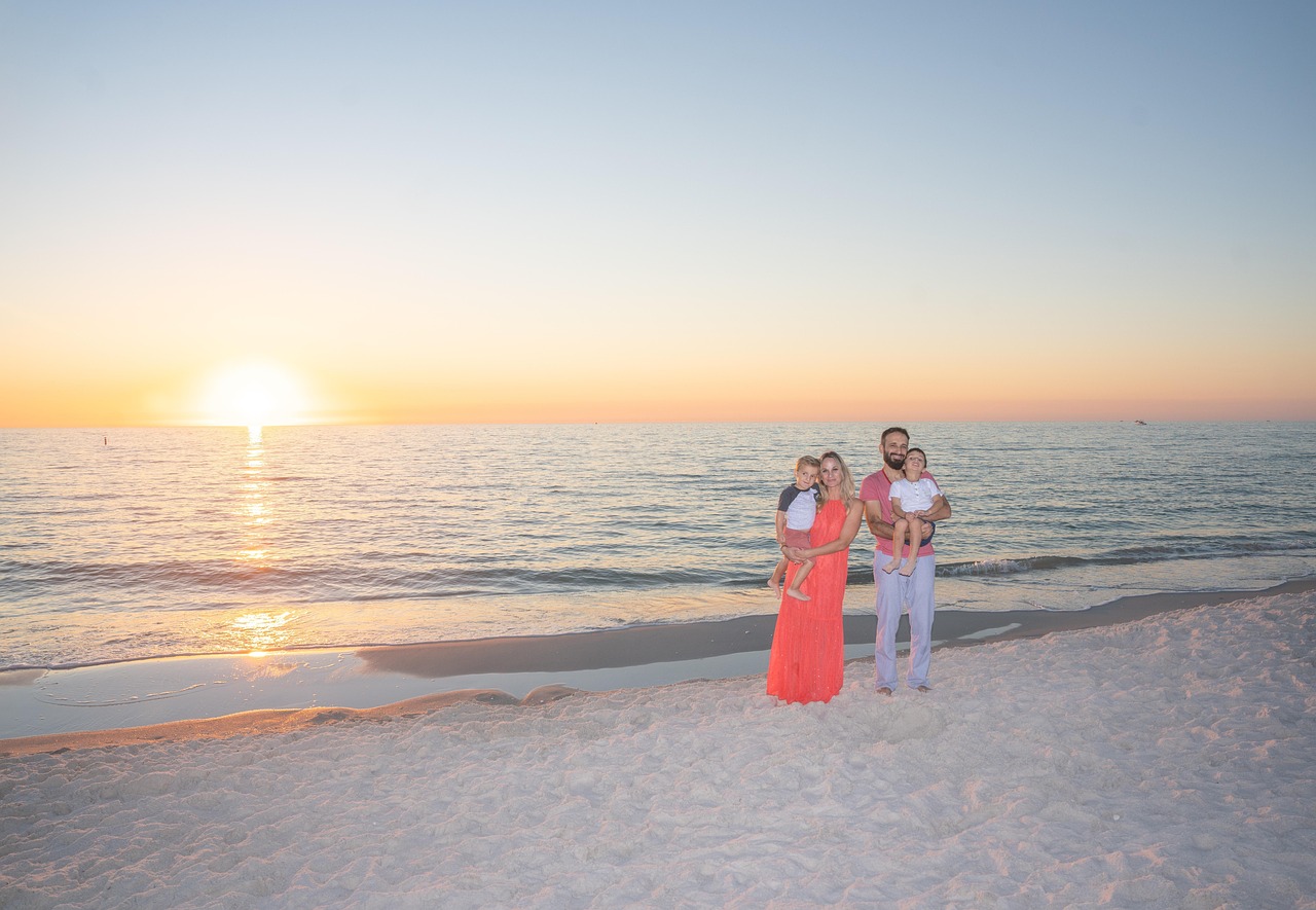 Familia Playa Atardecer - Foto gratis en Pixabay - Pixabay