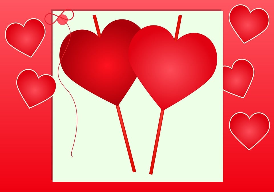 Carte Romantique Amoureux Coeur - Images vectorielles gratuites sur ...