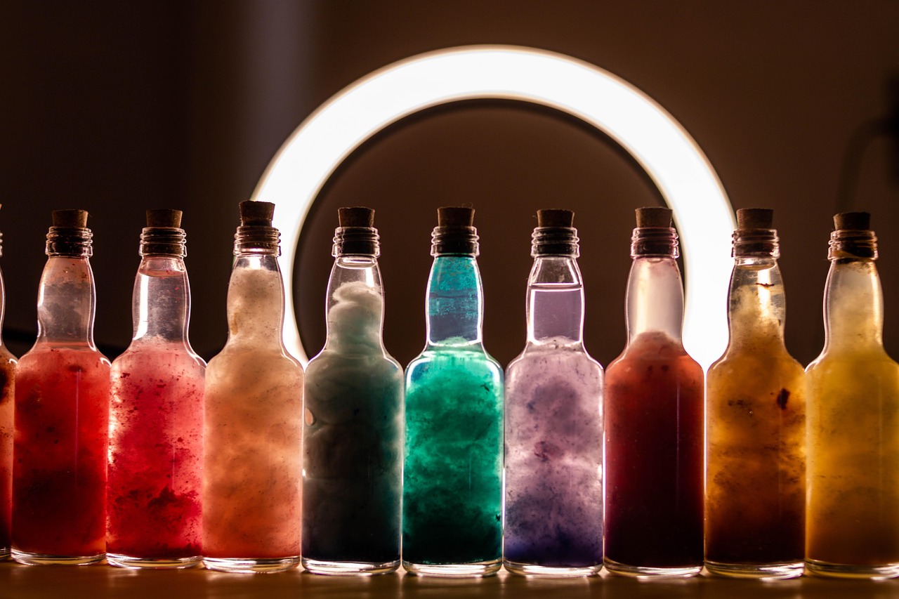 Nebula Glow In The Dark Bottles