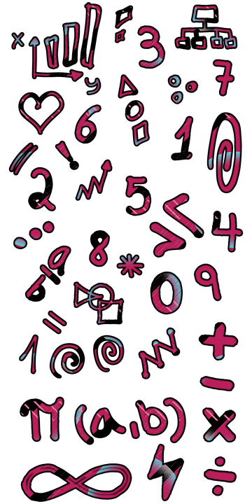 Background Pattern Numbers Cut - Free image on Pixabay