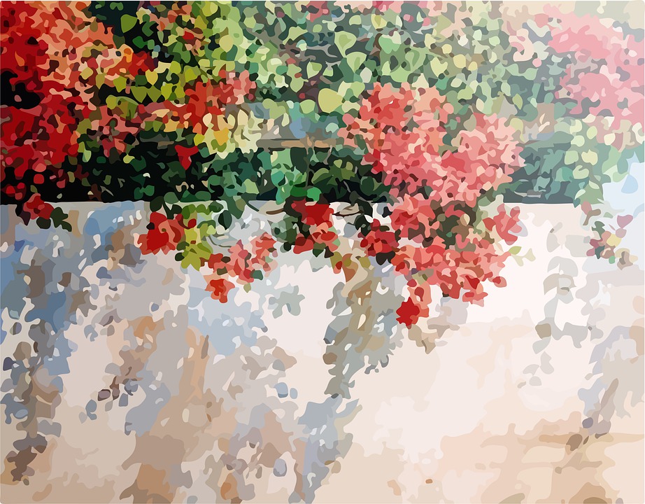 Landscape Painting Flower - Free image on Pixabay