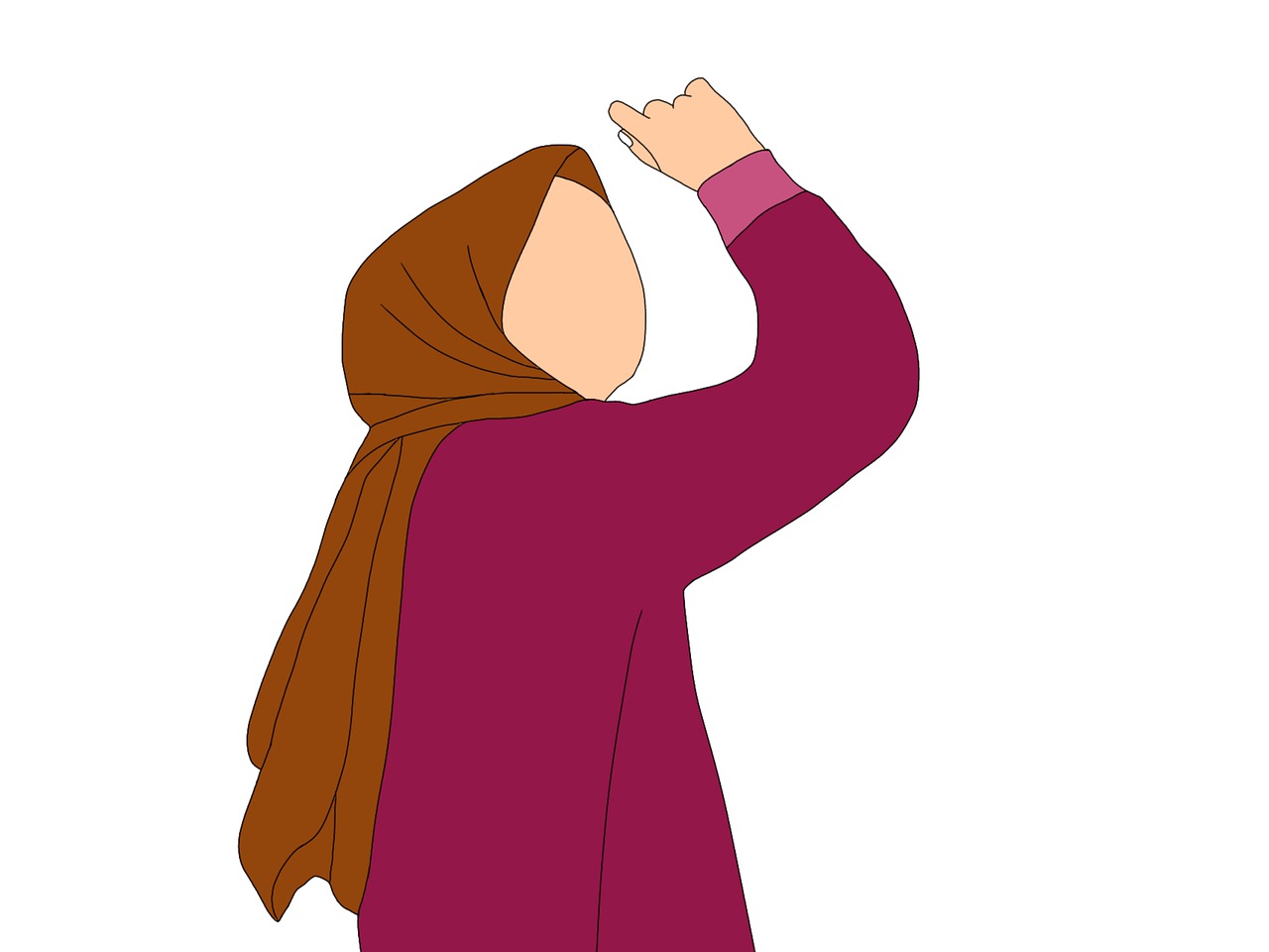 Download Woman, Model, Muslim. Royalty-Free Stock Illustration Image ...