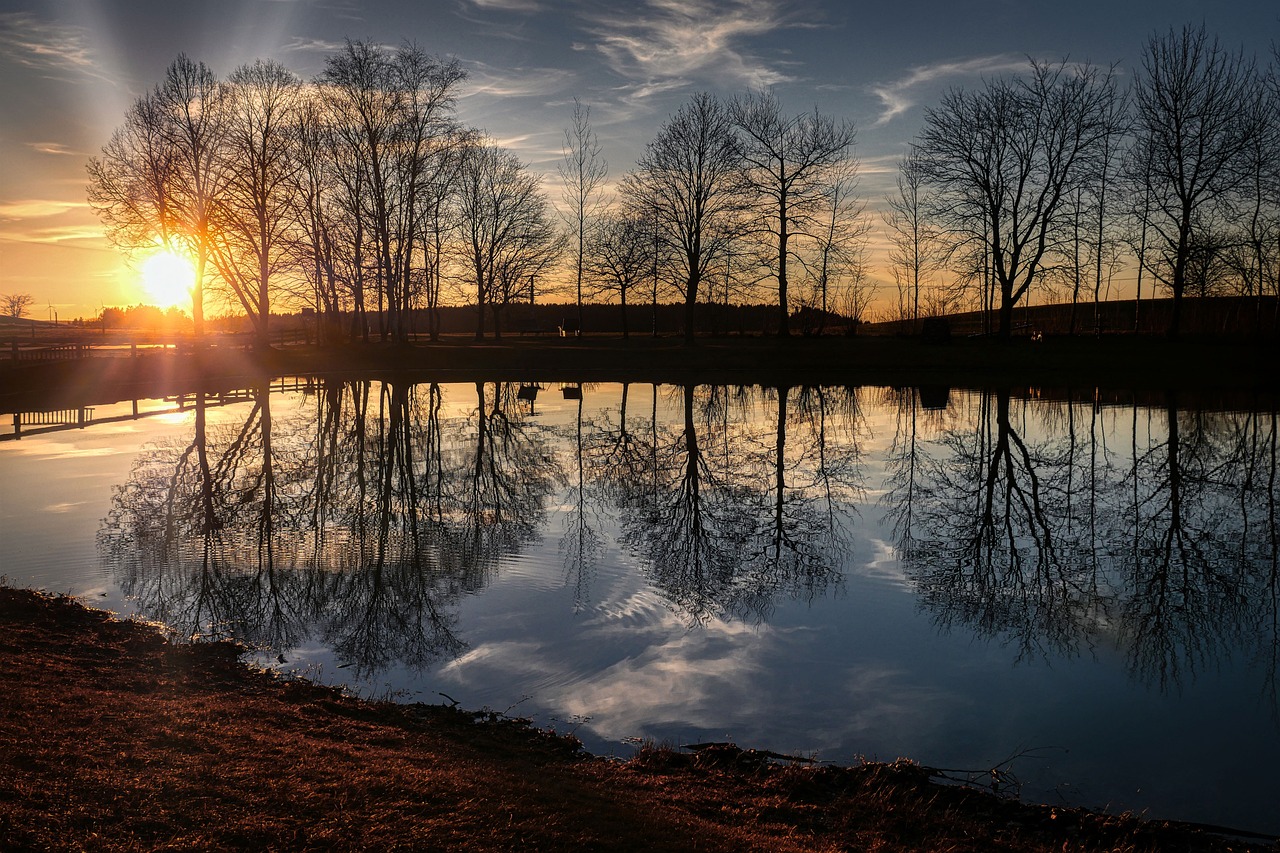 Lake Nature Sunset - Free photo on Pixabay