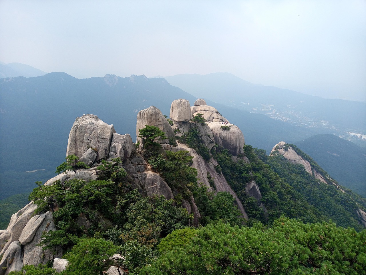 Obongsan Mountain 5 Rocks Rock - Free photo on Pixabay - Pixabay