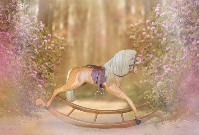 Download Rocking Horse, Spring, Garden. Royalty-Free Stock Illustration ...