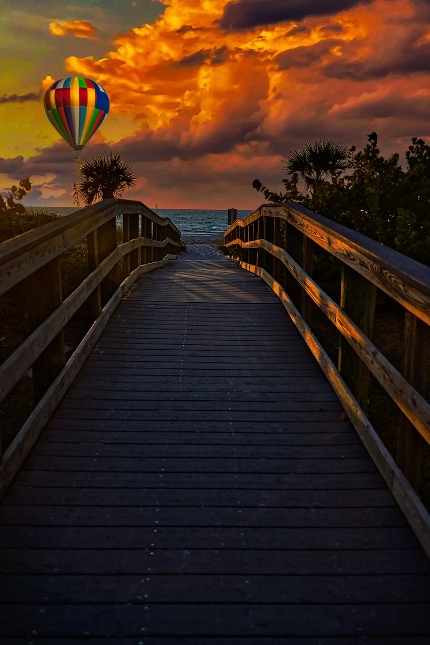 Hot Air Balloon Bridge Travel - Free photo on Pixabay