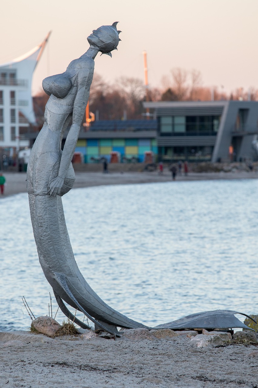 Meerjungfrau Skulptur Eckernförde - Kostenloses Foto auf Pixabay - Pixabay