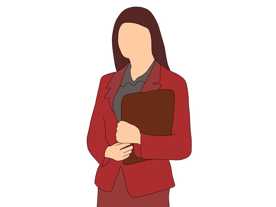Woman Office Attire Cartoon - Free image on Pixabay