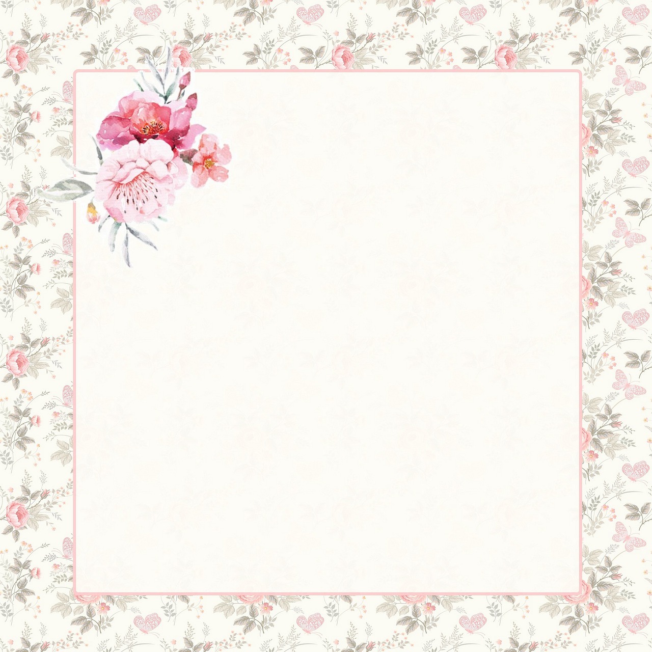 Download Flowers, Frame, Floral. Royalty-Free Stock Illustration Image ...