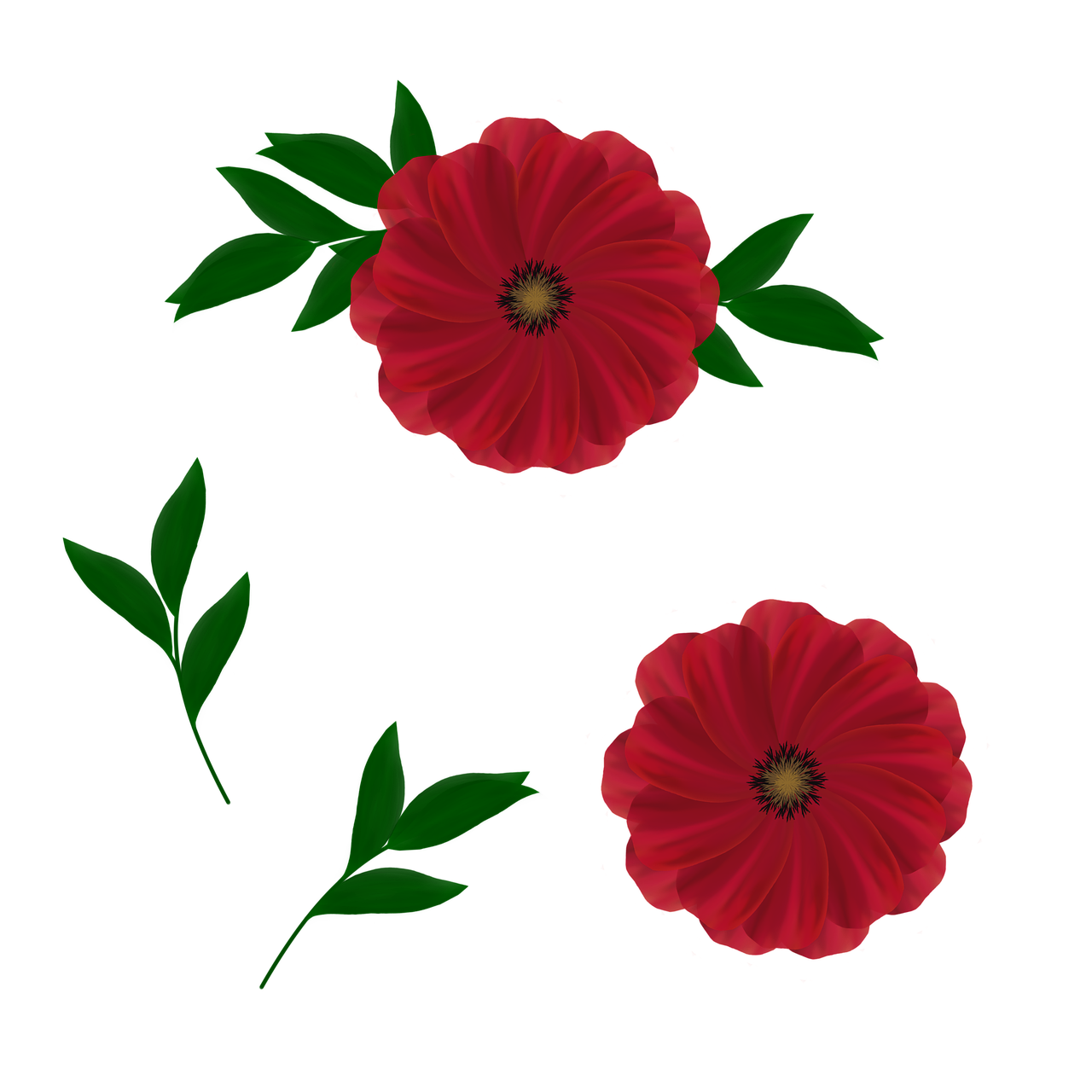 Blomsterutklipp Gratis Gift Set Pasen Small Kolibri Company