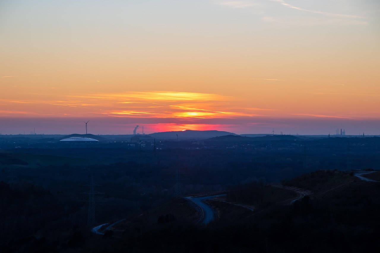 Sunset Germany Horizon - Free photo on Pixabay