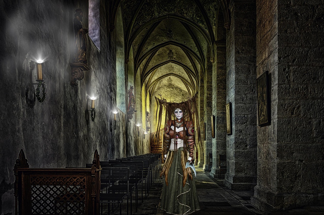Background Cathedral Hallway - Free image on Pixabay