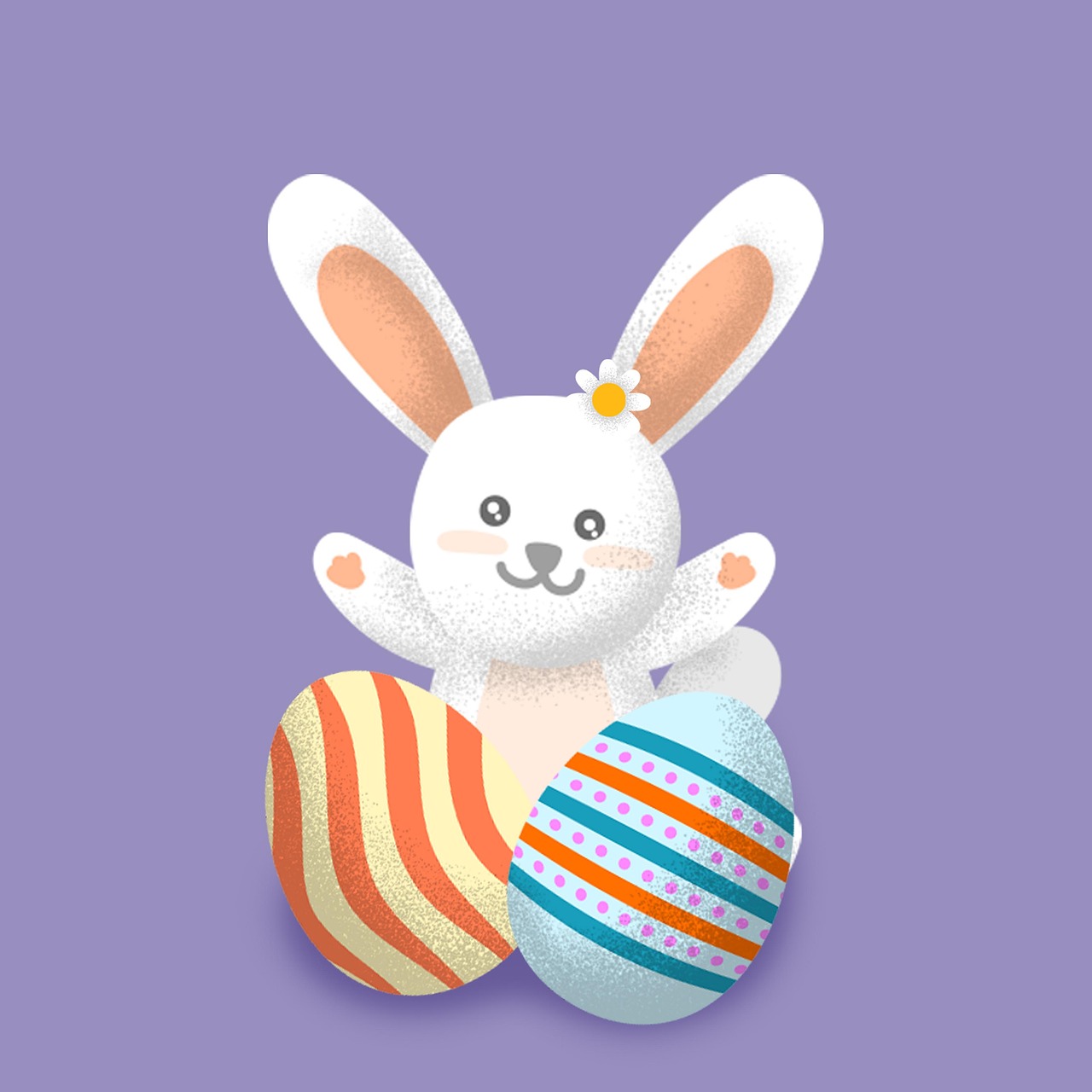Download Easter Bunny, Easter Eggs, Spring. Royalty-Free Stock ...
