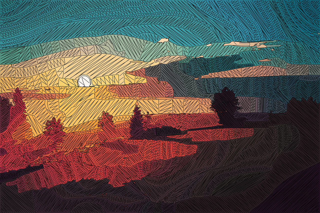 Landscape Sunset Nature - Free vector graphic on Pixabay