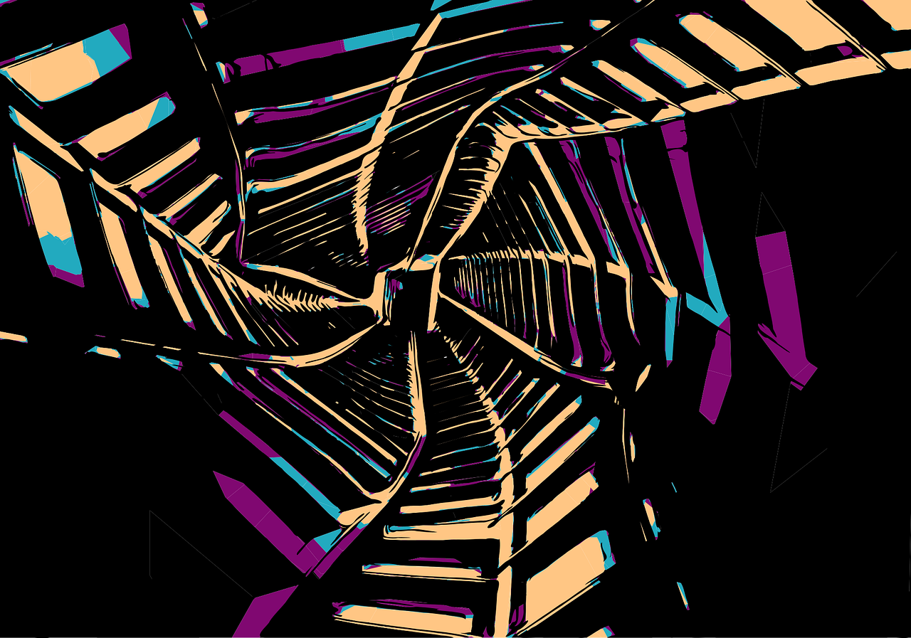 Download Tunnel, Metal, Twisted. Royalty-Free Vector Graphic - Pixabay