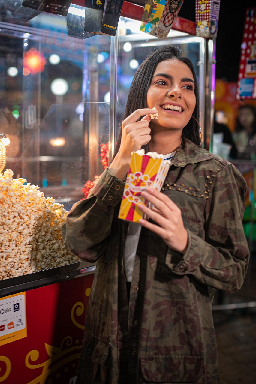 Woman Popcorn Movie Theater - Free photo on Pixabay - Pixabay