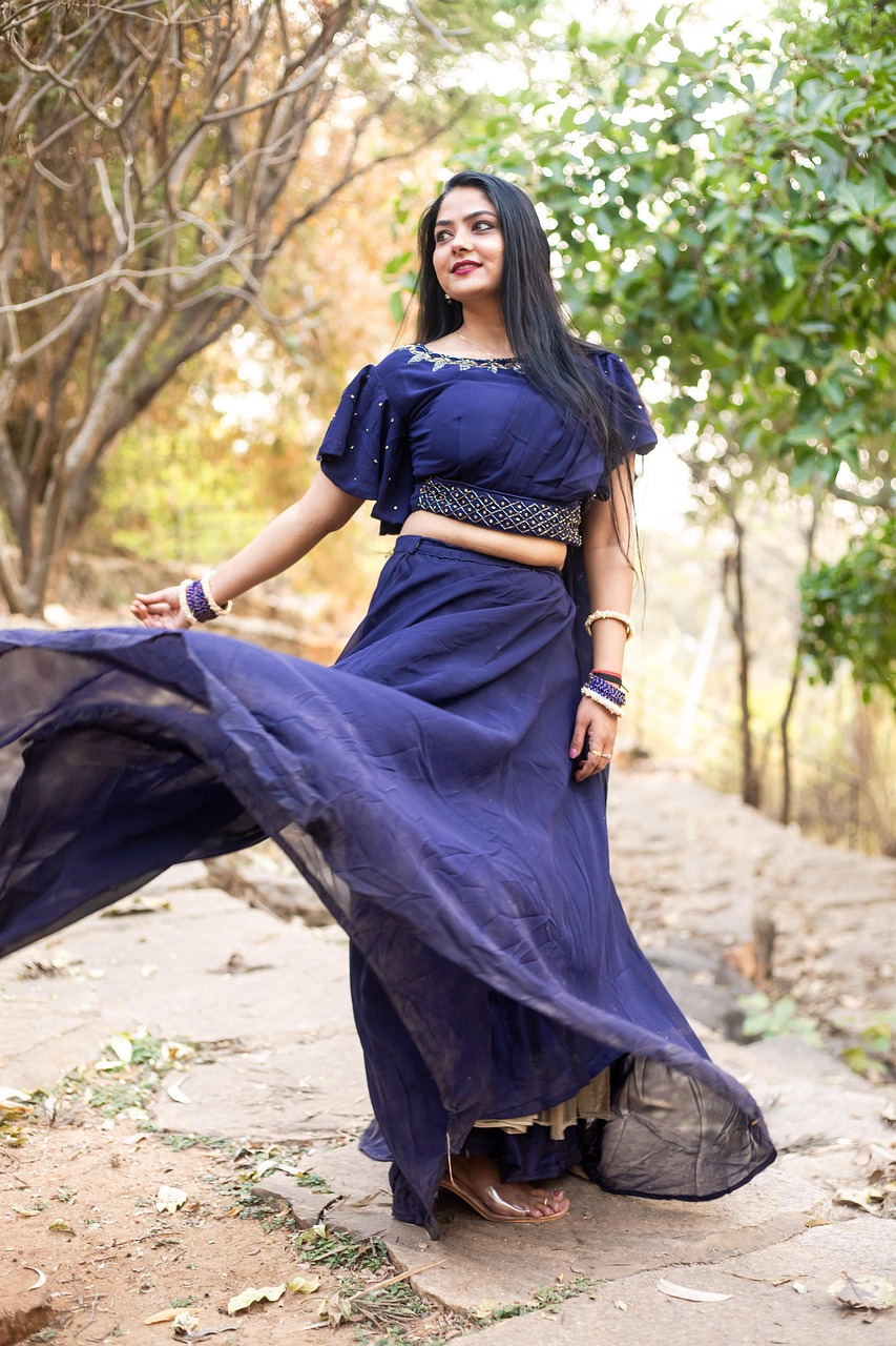 Indian Woman Outdoors Forest - Free photo on Pixabay