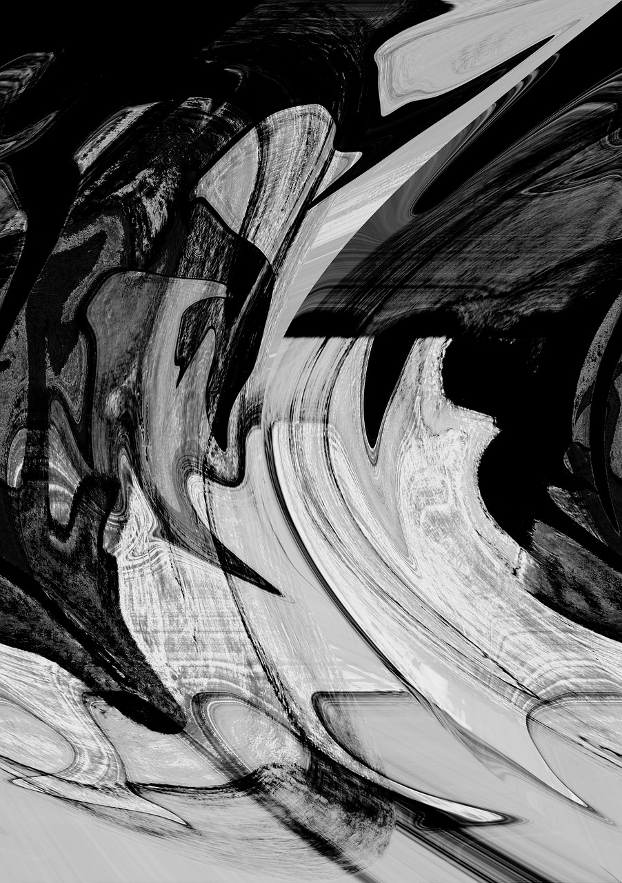 Schwarz Weiss Kunst