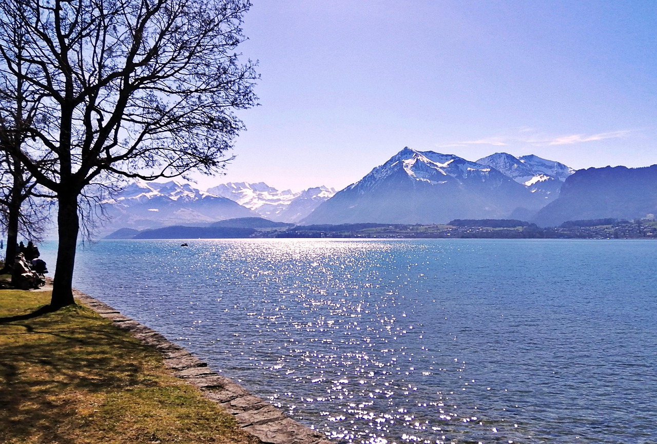 Lake Thun Sunny Day Park - Free photo on Pixabay