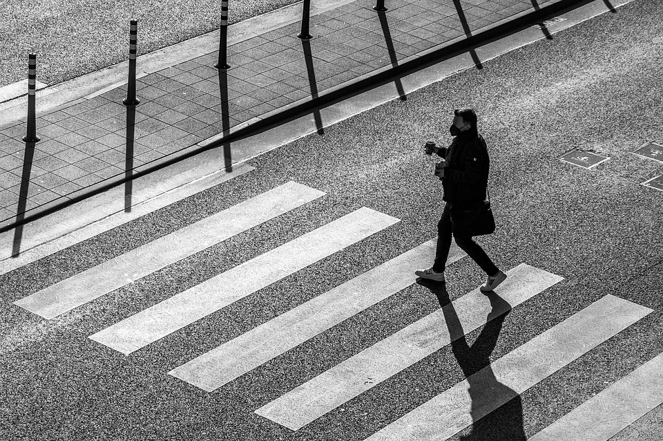 Crosswalk Road In-Street Ped - Free photo on Pixabay