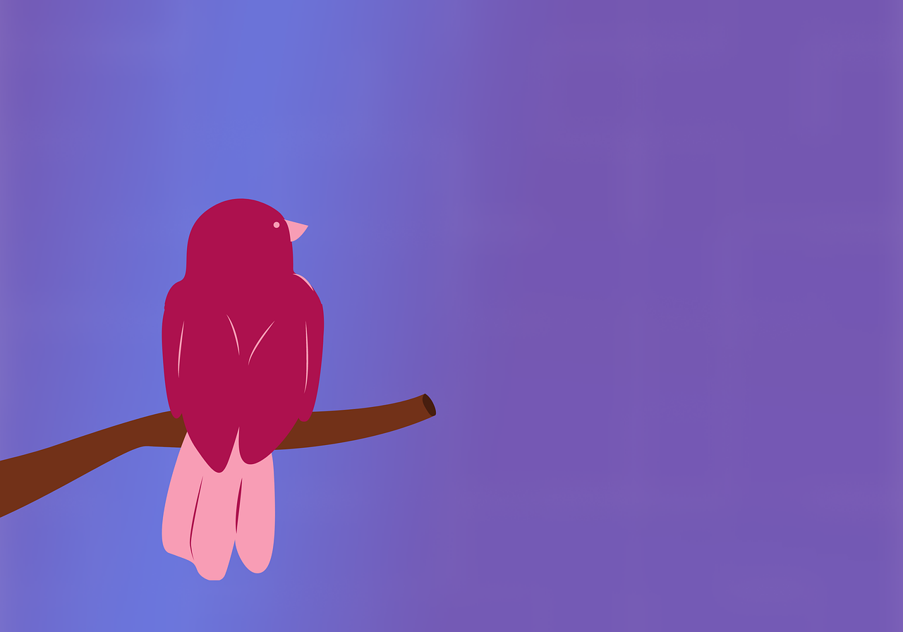 Download Bird, Canary, Very Peri Color. Royalty-Free Stock Illustration ...