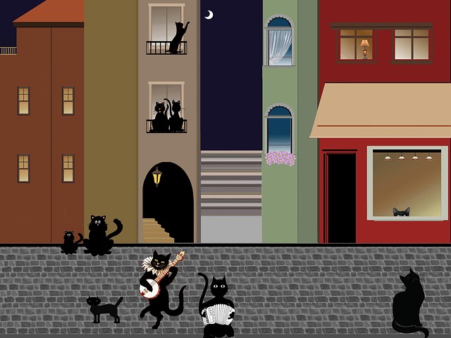 Download Street, Cat, Cats. Royalty-Free Stock Illustration Image - Pixabay