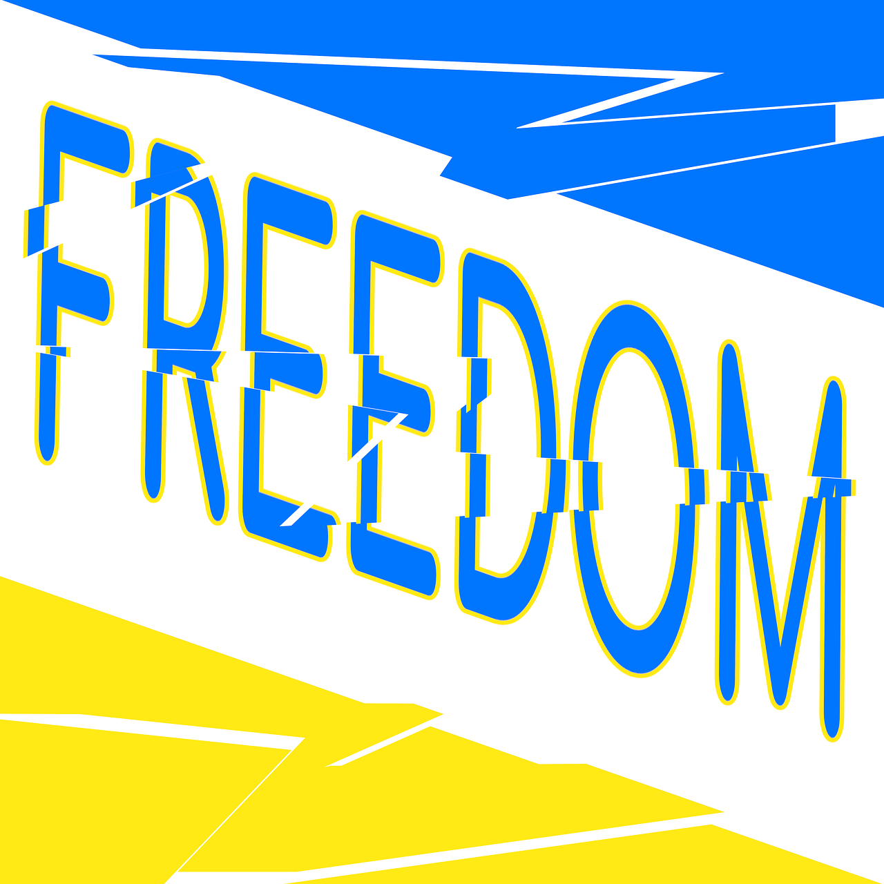 Freedom Ukraine Flag Colors - Free image on Pixabay