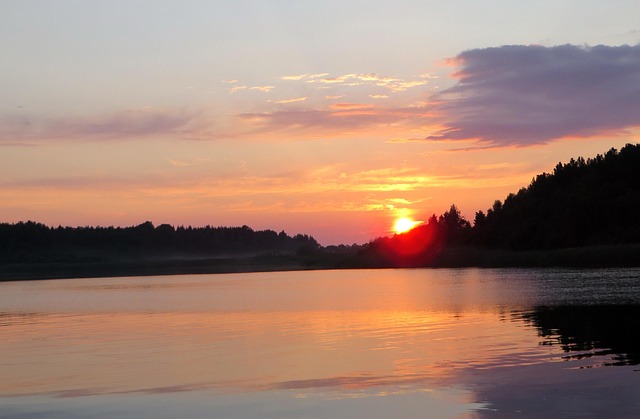 Midnatssol Vand Volga - Gratis foto på Pixabay