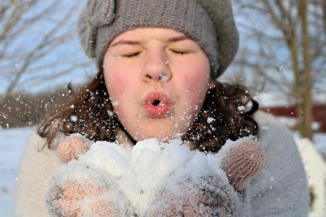 Girl Snow Blow - Free photo on Pixabay