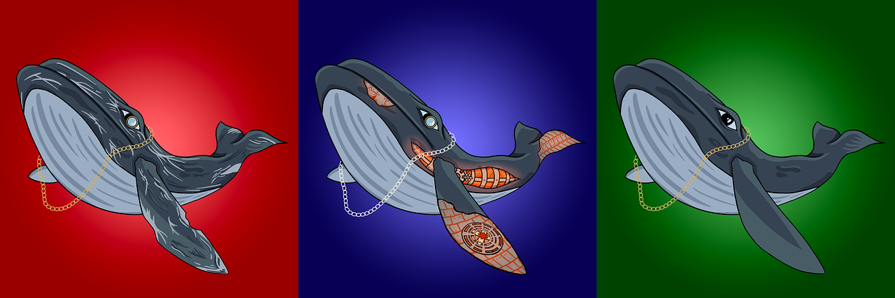 Download Blue Whale, Nft, Crypto. Royalty-Free Stock Illustration Image ...