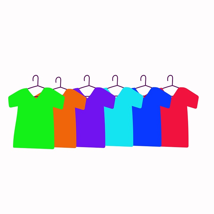 Download Clothing, T-Shirts, Colorful Clothes. Royalty-Free Stock ...