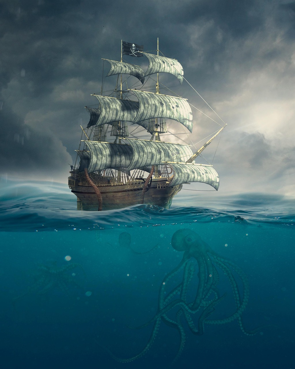 Boat Pirate Sea - Free photo on Pixabay