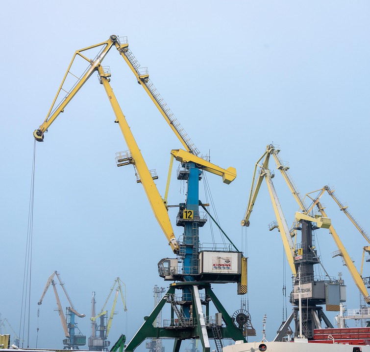 Port Cranes Machinery - Free photo on Pixabay