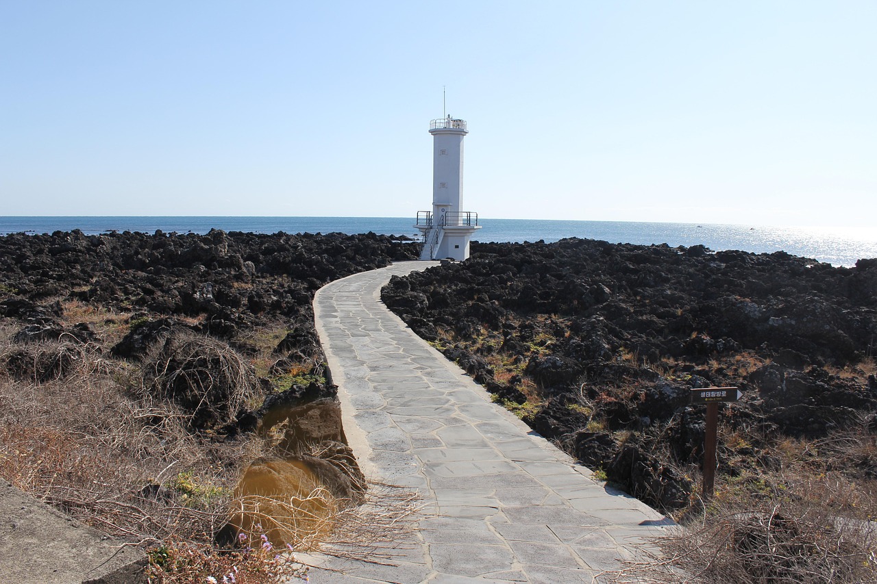 Sea Lighthouse Jeju - Free photo on Pixabay - Pixabay