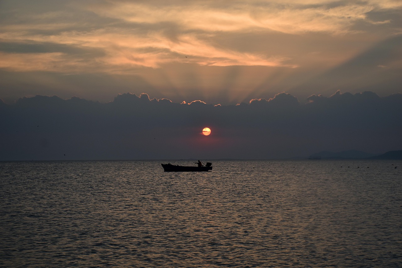 China Sunset Sea - Free photo on Pixabay