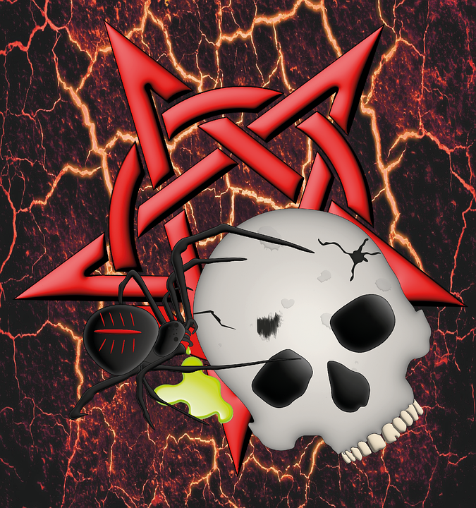 Download Skull, Logo, Horror. Royalty-Free Vector Graphic - Pixabay