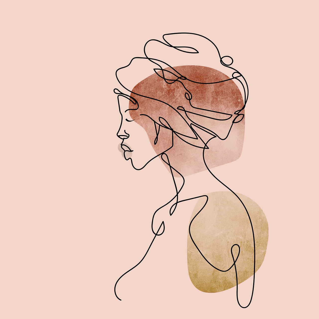 Download Woman, Color, Boho. Royalty-Free Stock Illustration Image ...