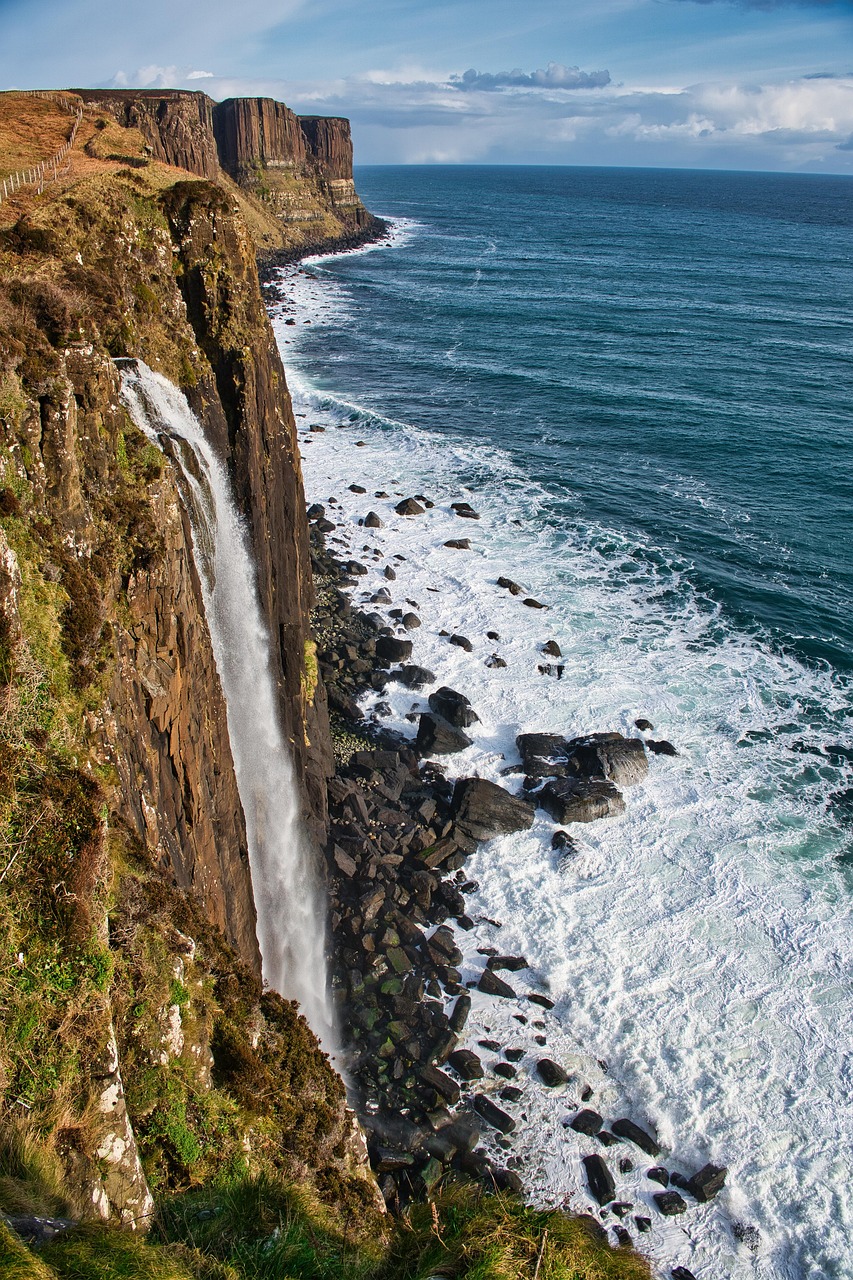 Rocky Coast Sea Waterfall - Free photo on Pixabay - Pixabay