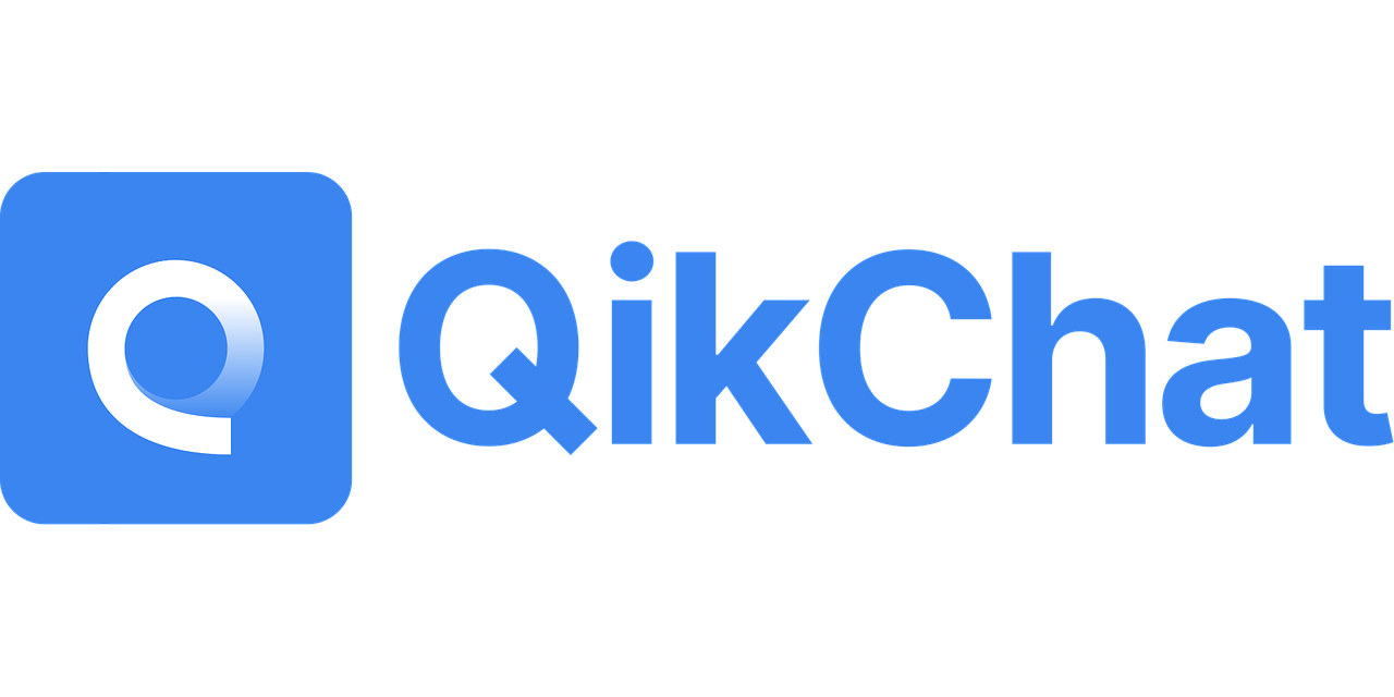 Logotipo Do Qikchat Bate-Papo Com - Gráfico vetorial grátis no Pixabay ...