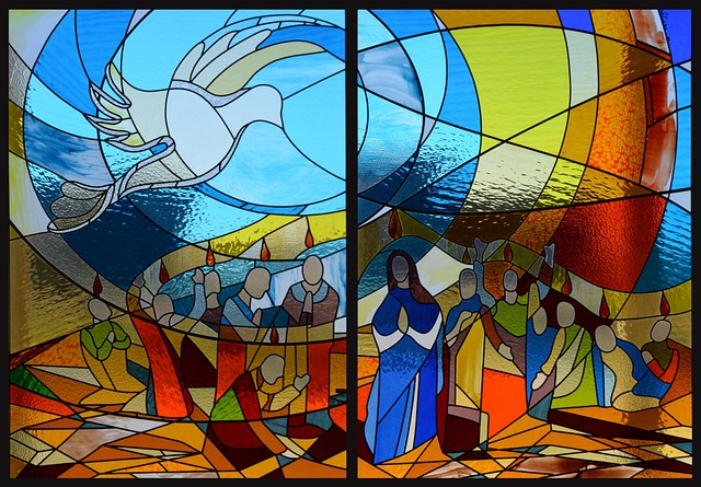 Stained Glass Church Pentecost - Free photo on Pixabay - Pixabay