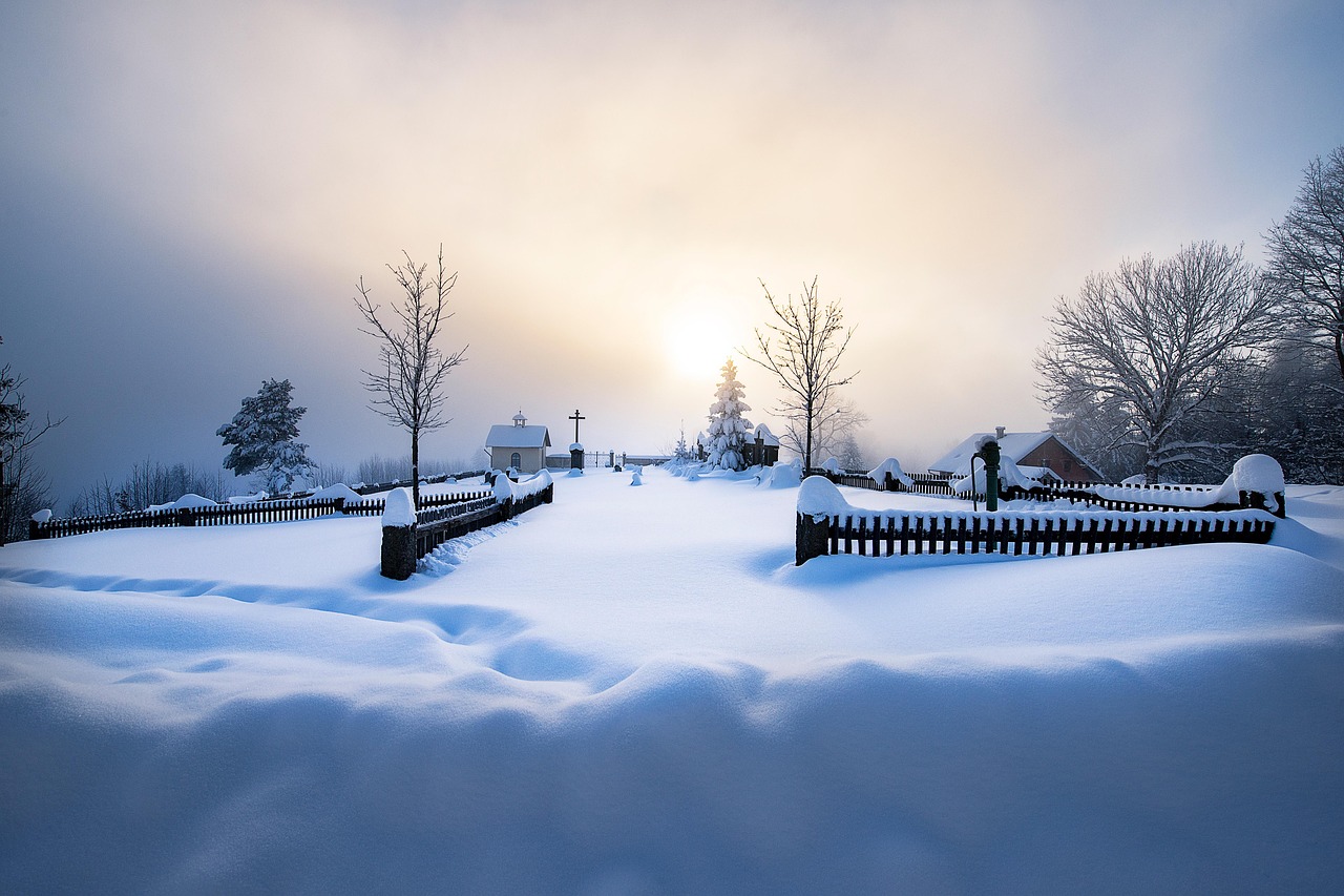 Cemetery Winter Snow - Free photo on Pixabay