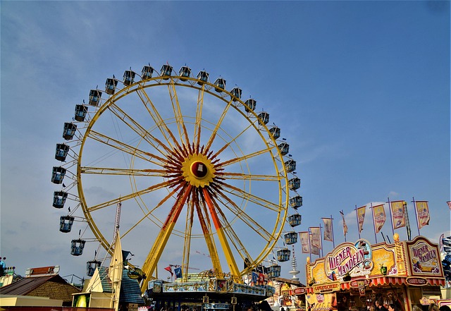 Theme Park Ferris Wheel Ride In - Free photo on Pixabay