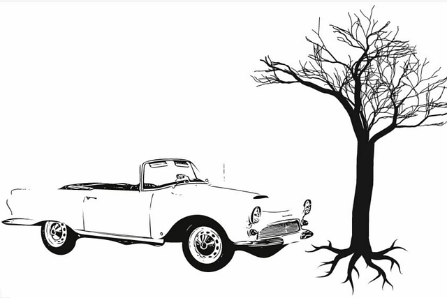Download Car, Tree, Line Art. Royalty-Free Stock Illustration Image ...