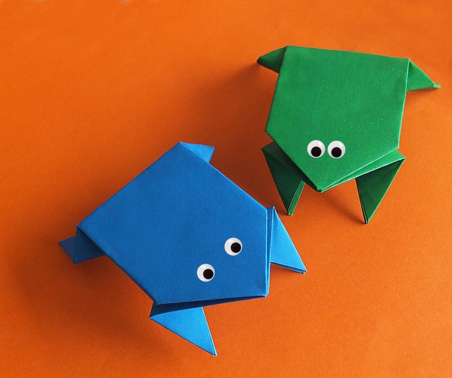 Origami Paper Frogs Japan Colored - Free photo on Pixabay