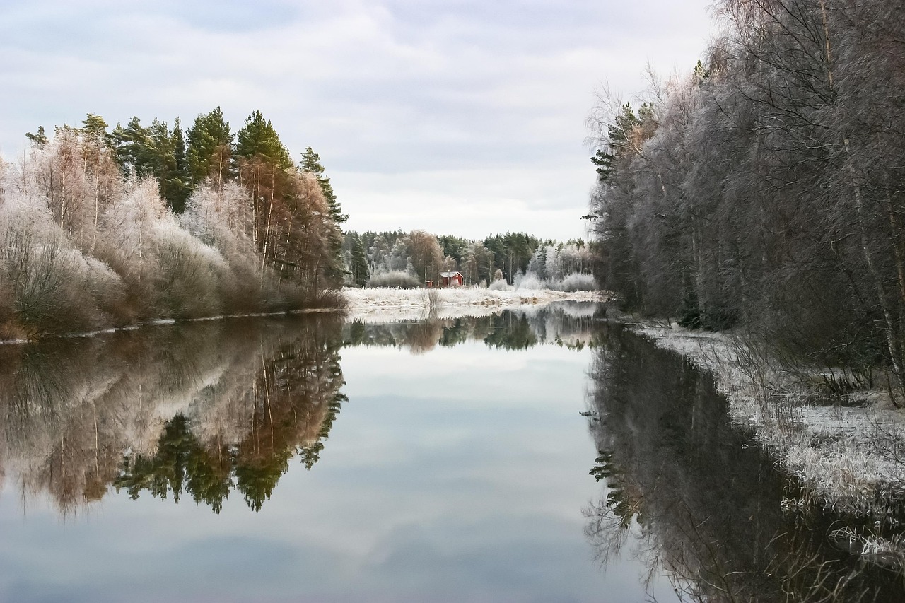 Paisaje Invierno Río - Foto gratis en Pixabay - Pixabay